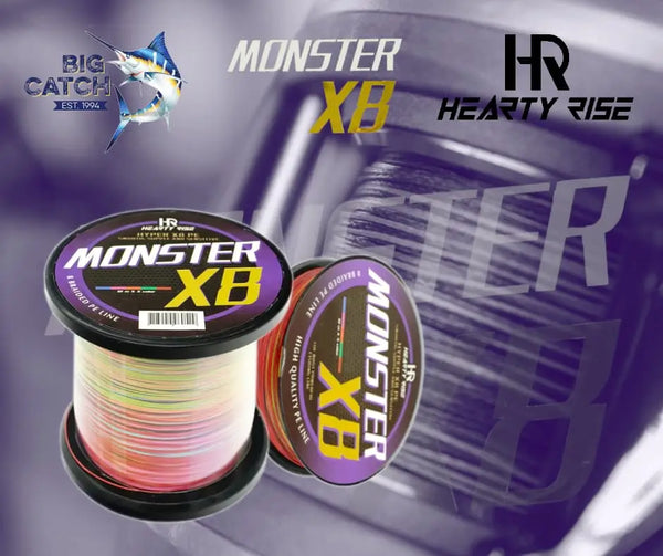 Big Catch Fishing Tackle - Brand New HEARTY RISE Monster 8X Braid